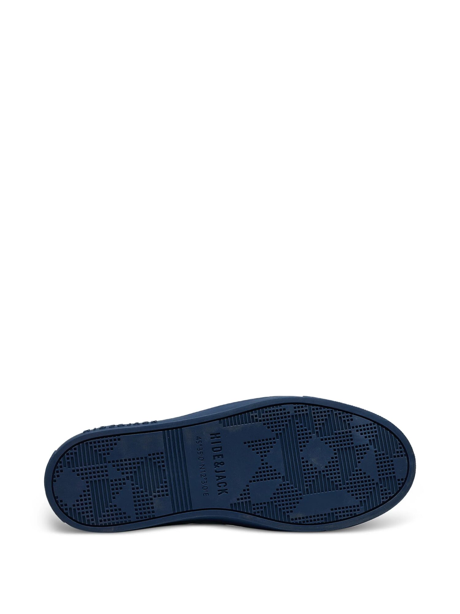 Кроссовки HIDE & JACK Croc-embossed sneakers, размер 37, синий — фото 1