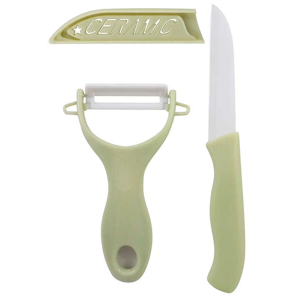 Набор кухонный CERAMIC (2 пр.) нож, овощечистка