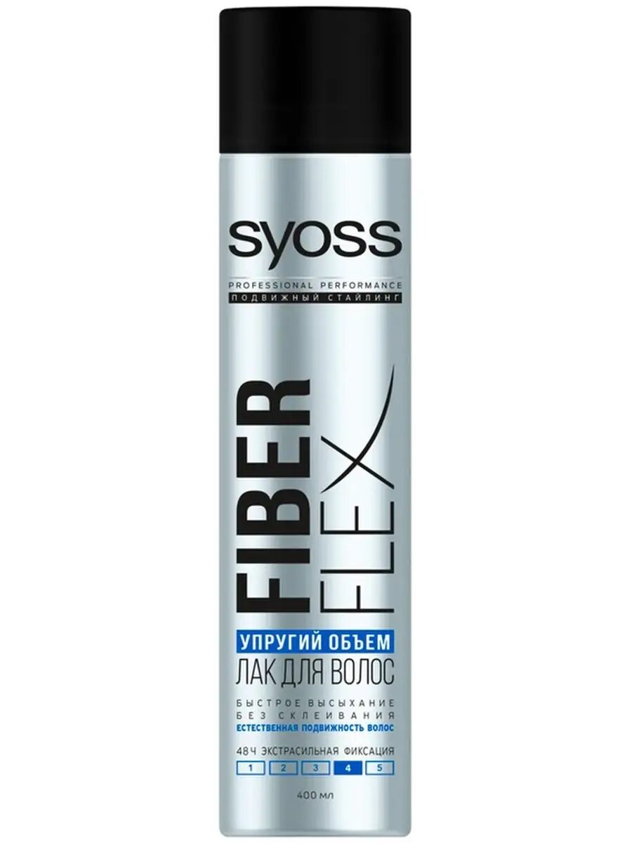 Лак для волос Syoss Fiber Flex Упругий объем 400 мл