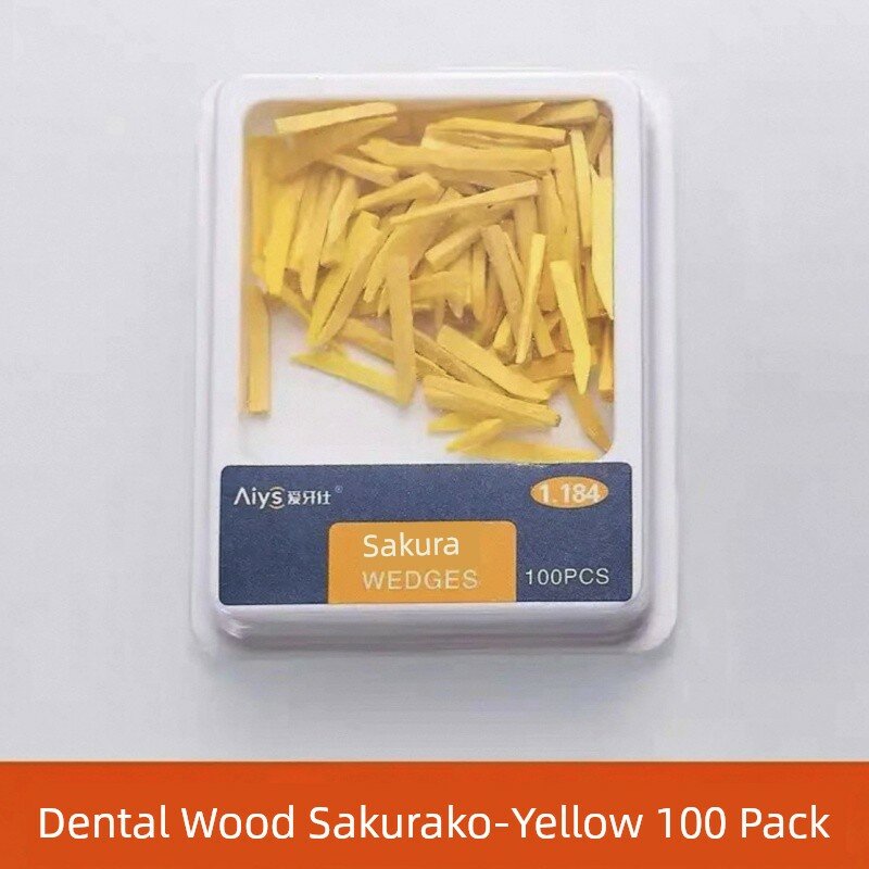 Стоматологический клин, деревянный клин для зазоров между зубами, деревянный стоматологический клин, клин Aiyashi,