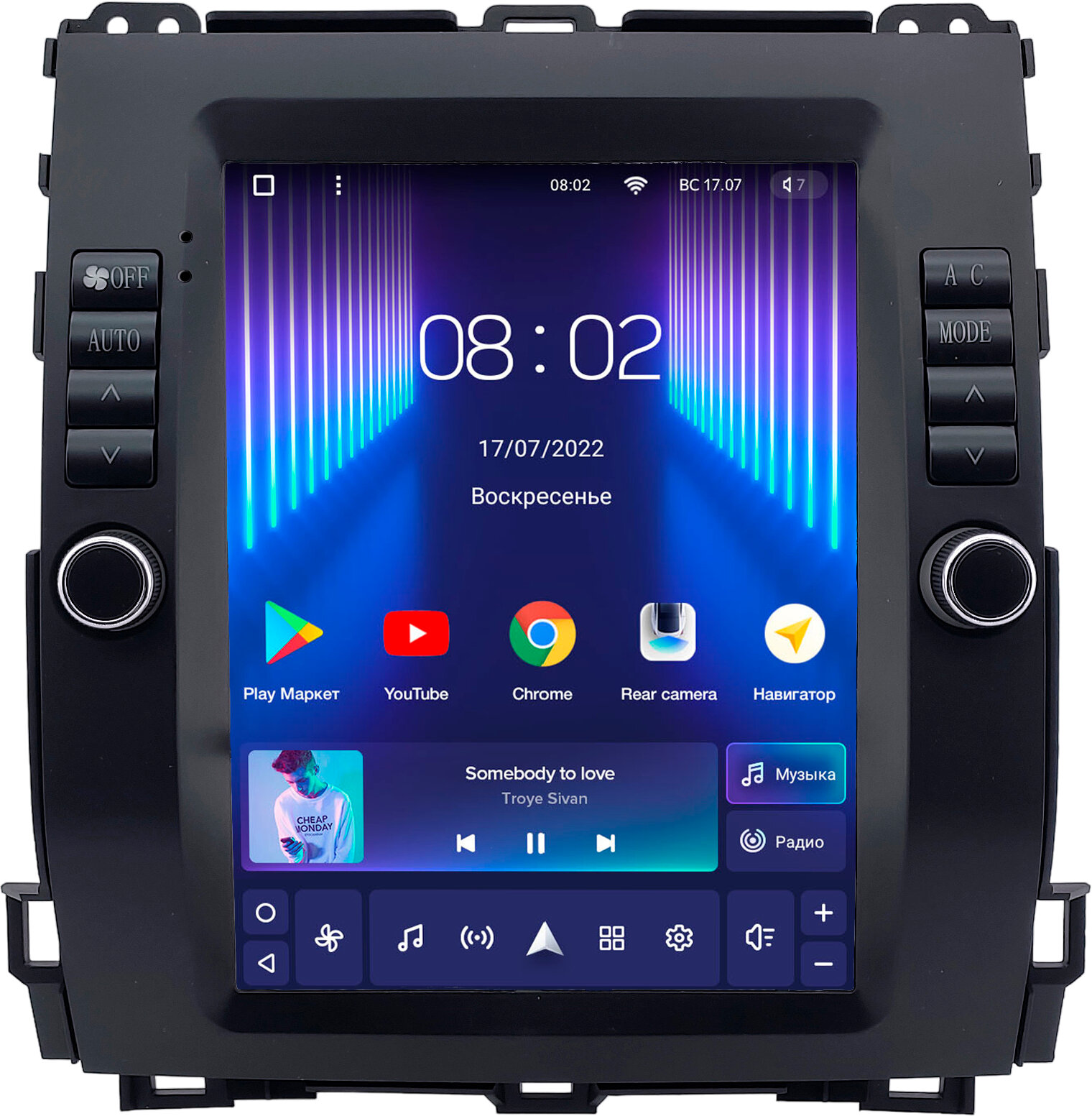 Штатная магнитола Lexus GX 470 2002-2009 (любой комплектации) Teyes TPRO 2 DS (Tesla) 9.7" 4/64 RM-1312-167 Android 10 (4G-SIM, DSP, QLed)