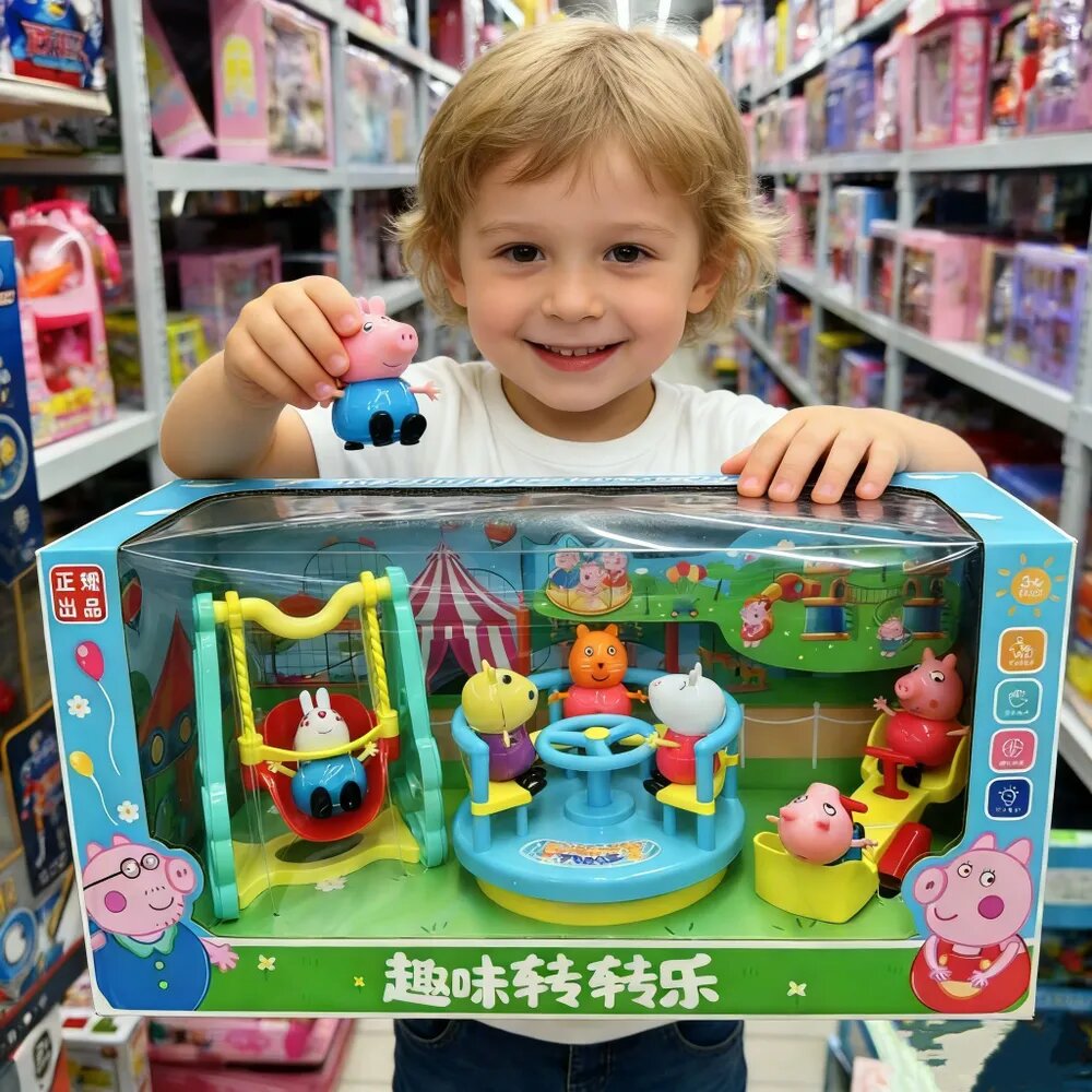 Игровой набор Дом Свинки Пеппы с каруселью и фигурками для детей 3+ от HASBRO (эксклюзив)