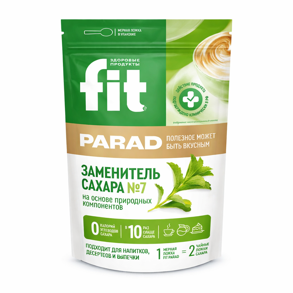 Сахарозаменитель на основе эритрита, Fit Parad, № 7, дой-пак, 500 г