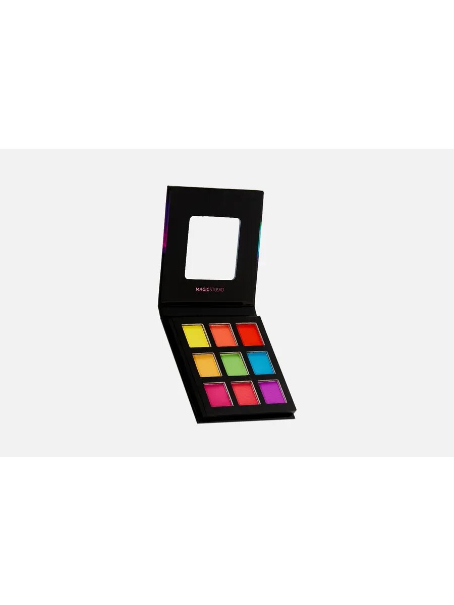MAGIC STUDIO 9 Color Neon Formula Eyeshadow Палетка т