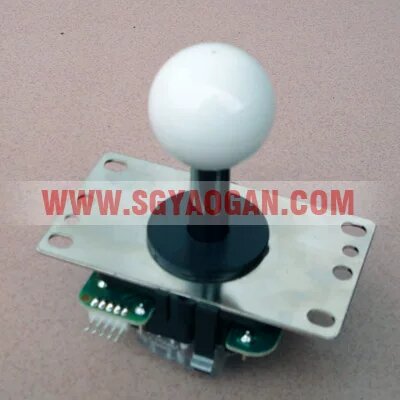 Sanwa JLX-TP-8YT-SK Оригинальный белый джойстик для игровых автоматов - премиум качество