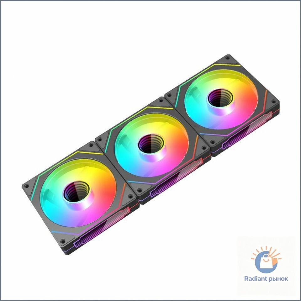 Портативный вентилятор Prizm-5pro, черный