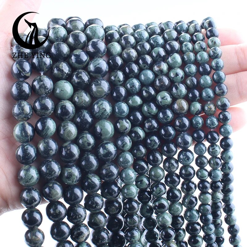 Бусины из натурального камня 6-10 мм: лава, лимонный нефрит, 6-6.5mm(58-60pcs), 65. kambaba new
