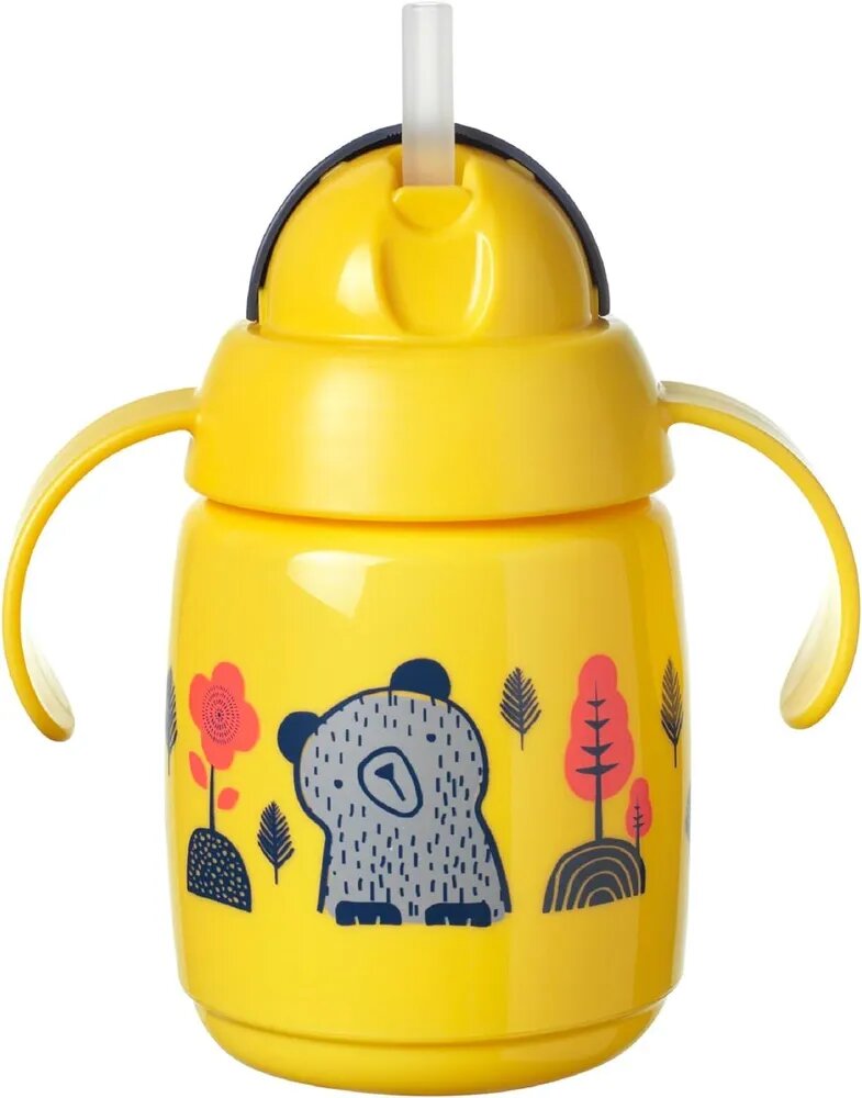 Tommee Tippee Чашка для питья с трубочкой 300 мл - Желтый