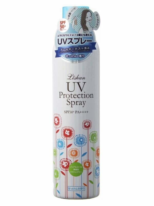 Солнцезащитный спрей Lishan UV Protection Spray SPF 50+ PA ++++ с запахом мыла, 200 г
