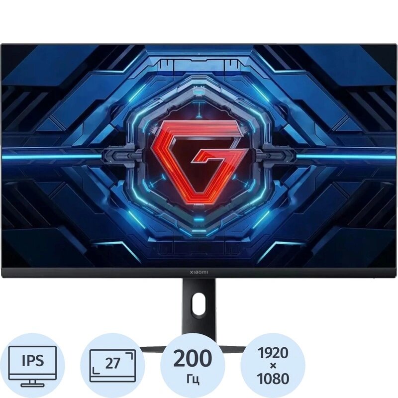 Монитор Xiaomi Monitor G27i 2026 EU 27/FHD/IPS/200Гц/Dp/HDMI(ELA6370EU)
