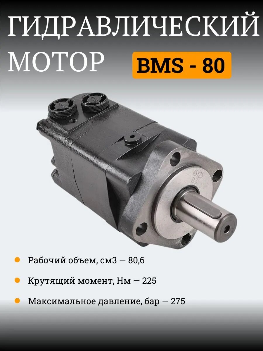 Гидромотор BMS-80 (BM3Y-80P10AY/T11, MS 80C, MS 80, OMS80)