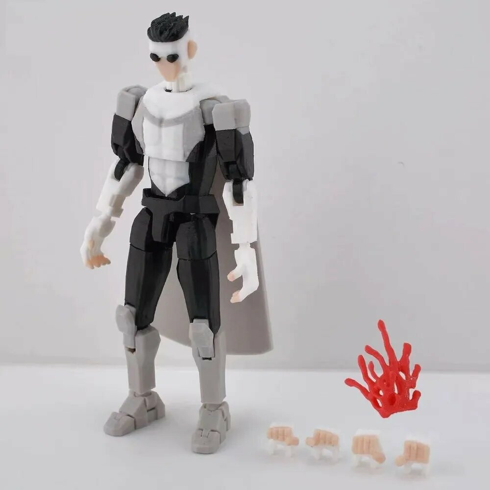 Фигурка Дарквинг из Неуязвимого( Invincible- Darkwing), 3D-печатная подвижная модель, подарок анимешнику и коллекционеру