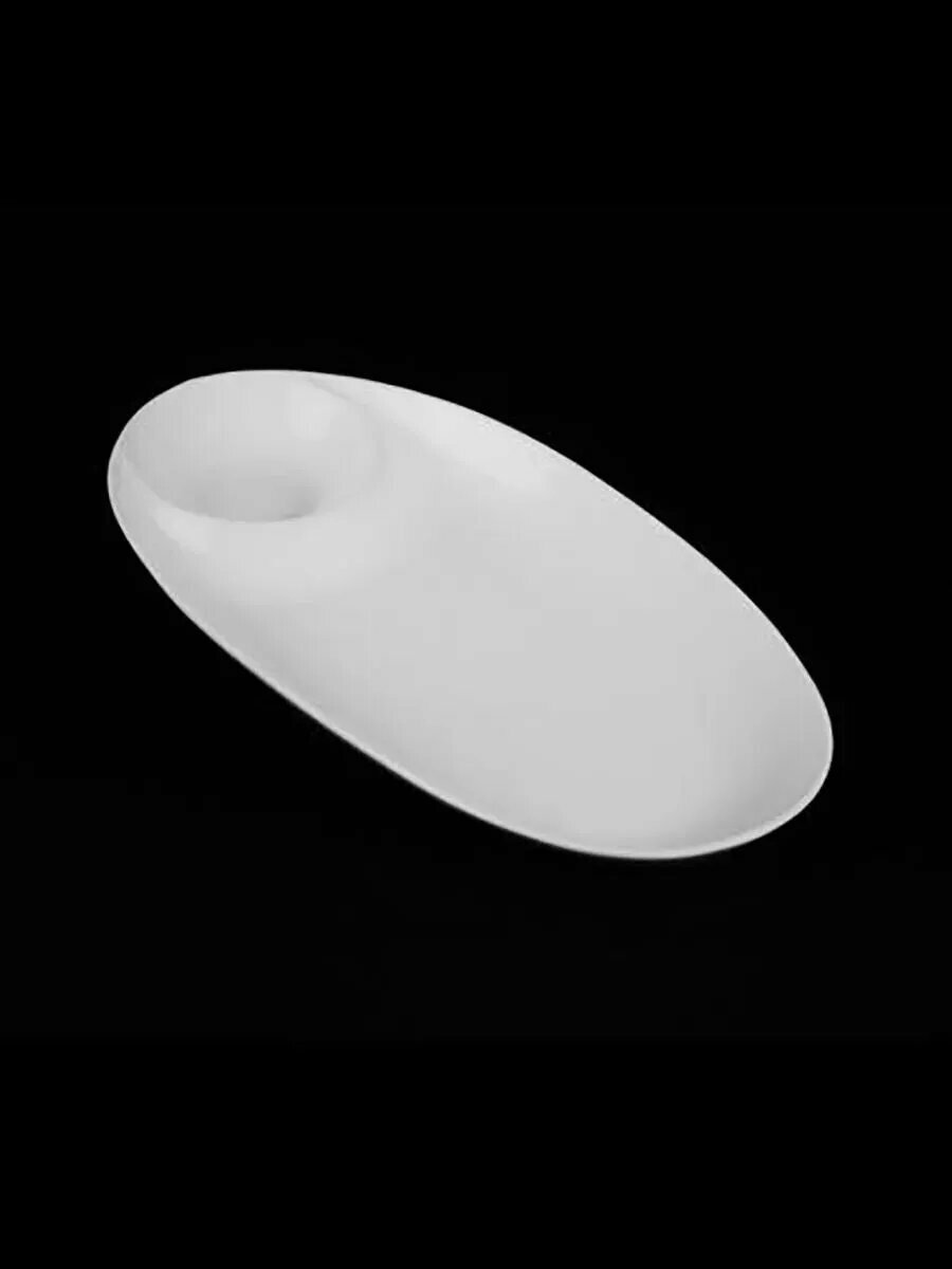 Блюдо сервировочное Chan Wave Classic, фарфор, 34x18 см