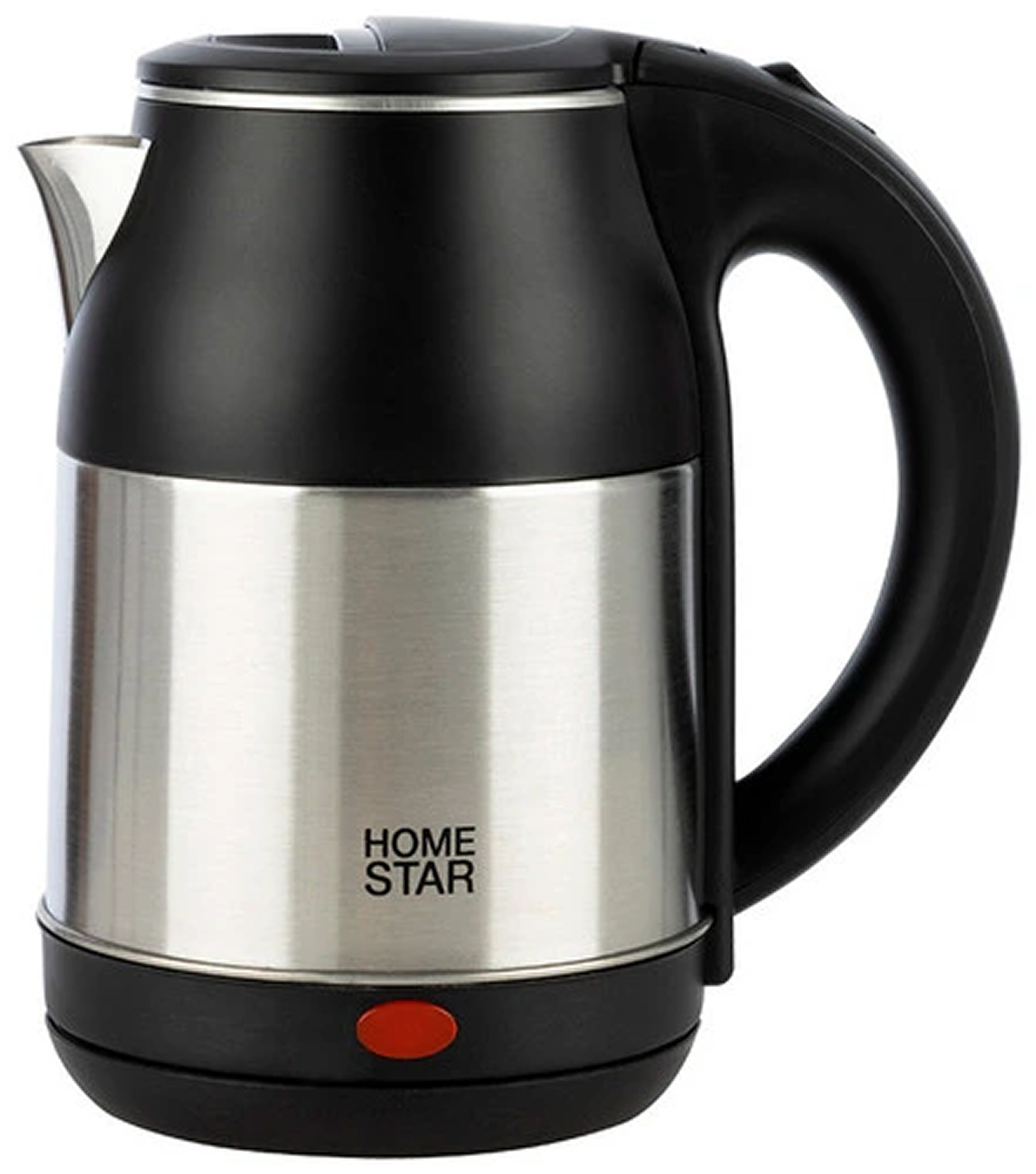 Электрочайник Homestar HS-1034, 1.8 л, нержавеющая сталь, черный