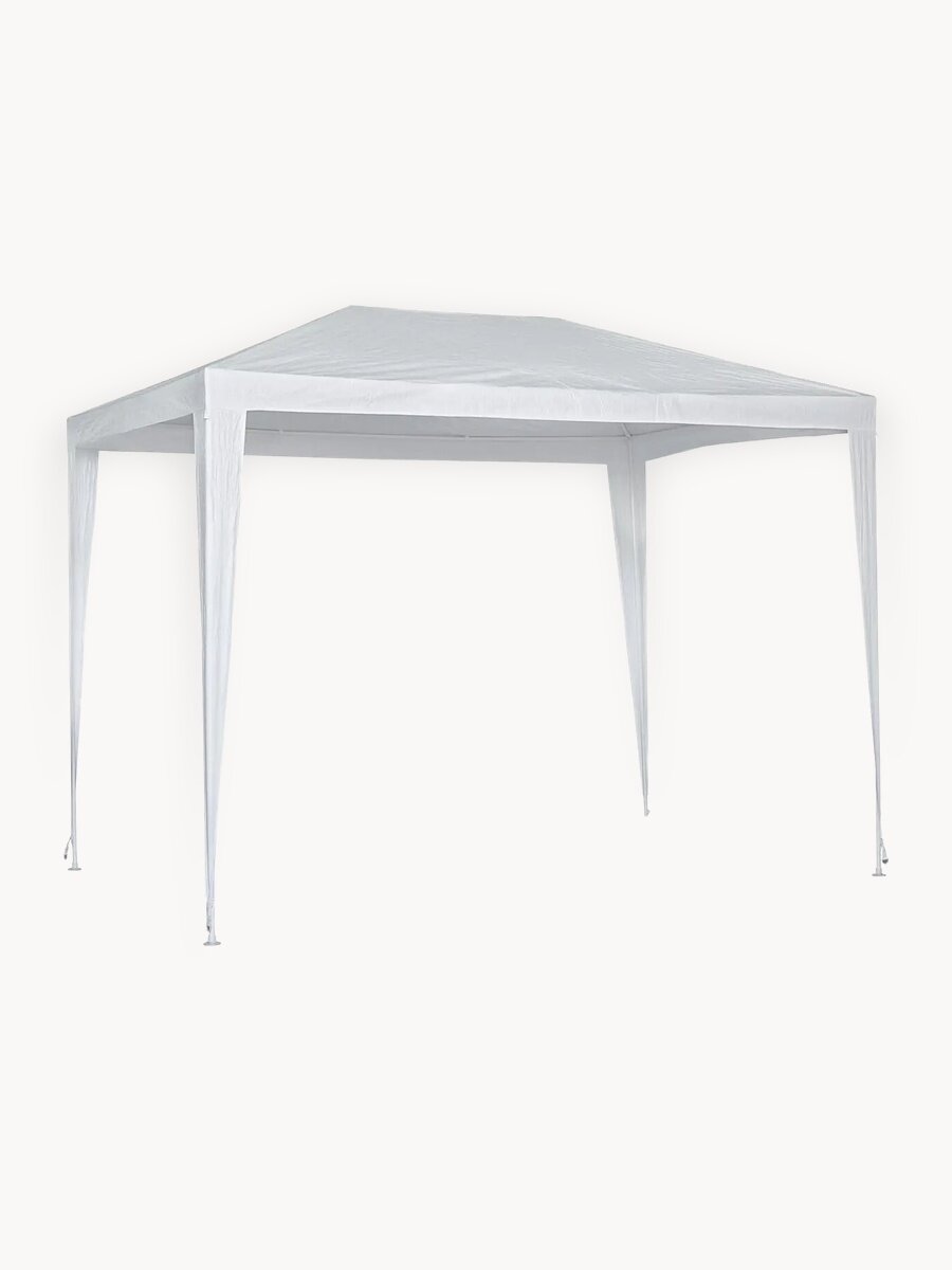 Навес садовый с опорой 90G 1.95x2.95 м цвет белый
