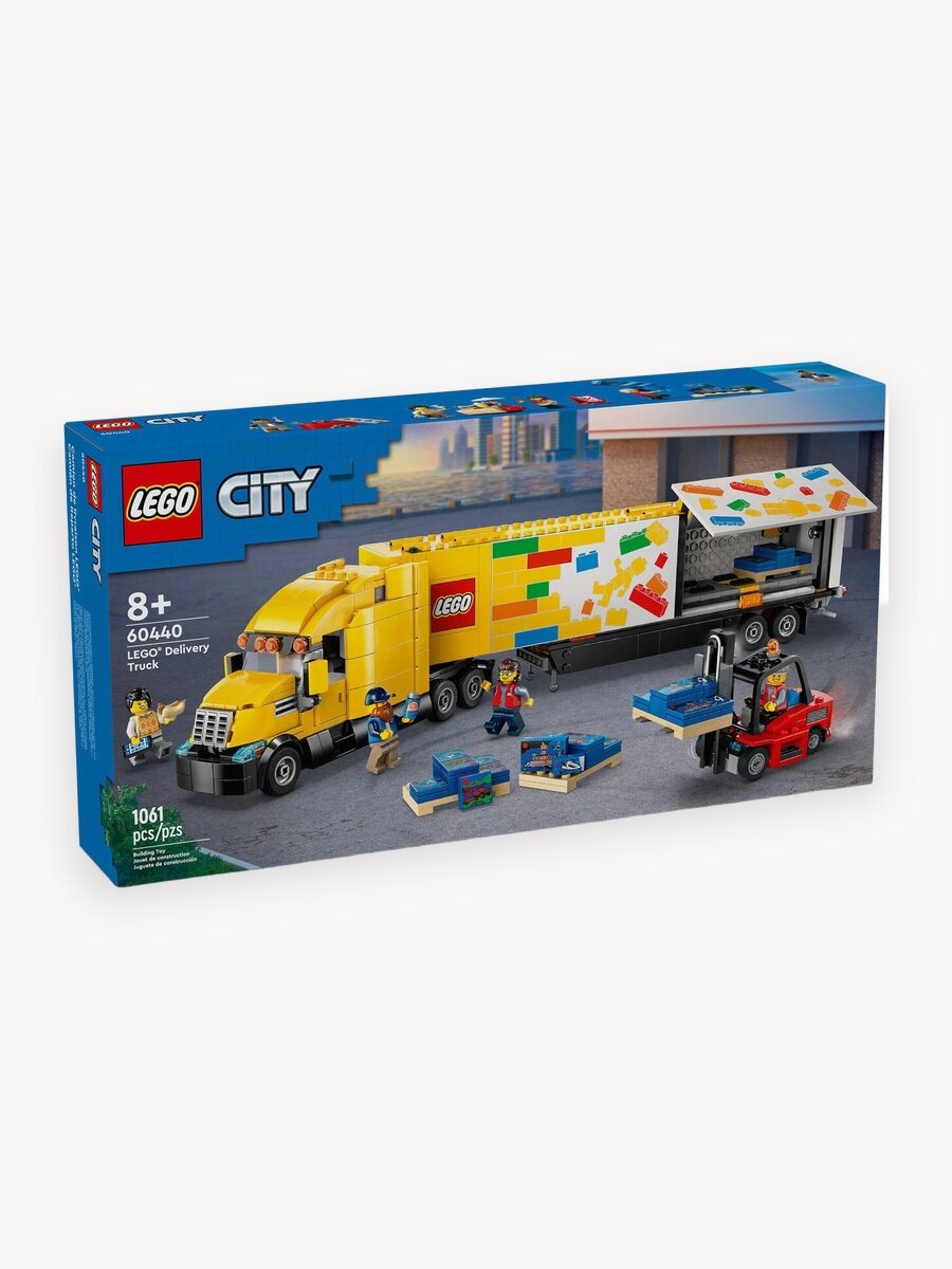 Конструктор LEGO City 60440 Yellow Delivery Truck Желтый грузовик доставки