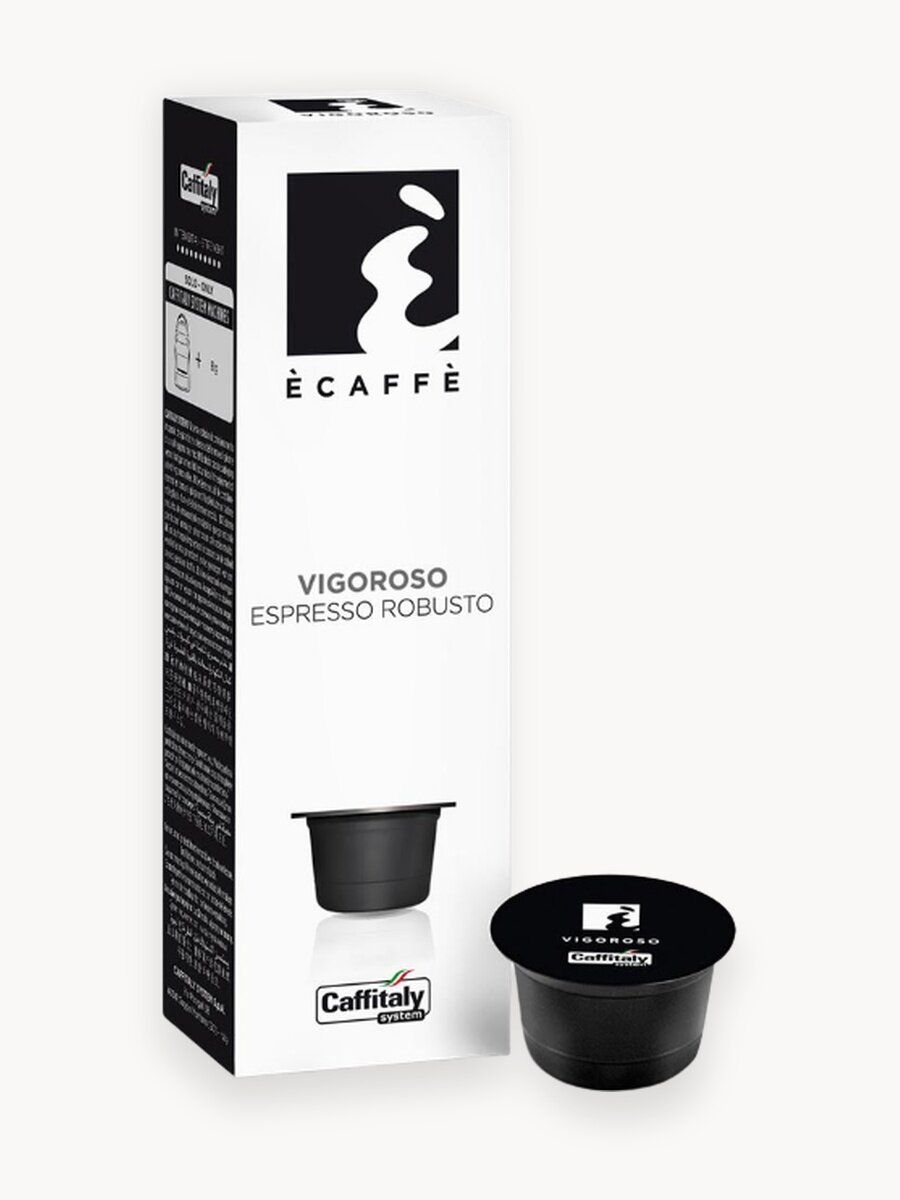 Кофе в капсулах Caffitaly Vigoroso, средне-темная обжарка, 10шт