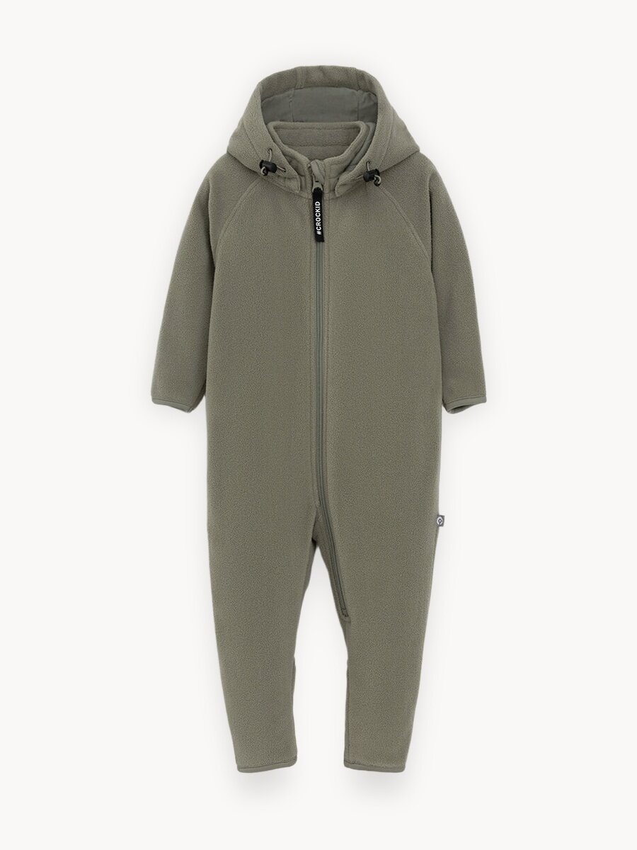 Комбинезон crockid ФЛ 60010/2 ГР, открытая стопа, размер 52/86, хаки