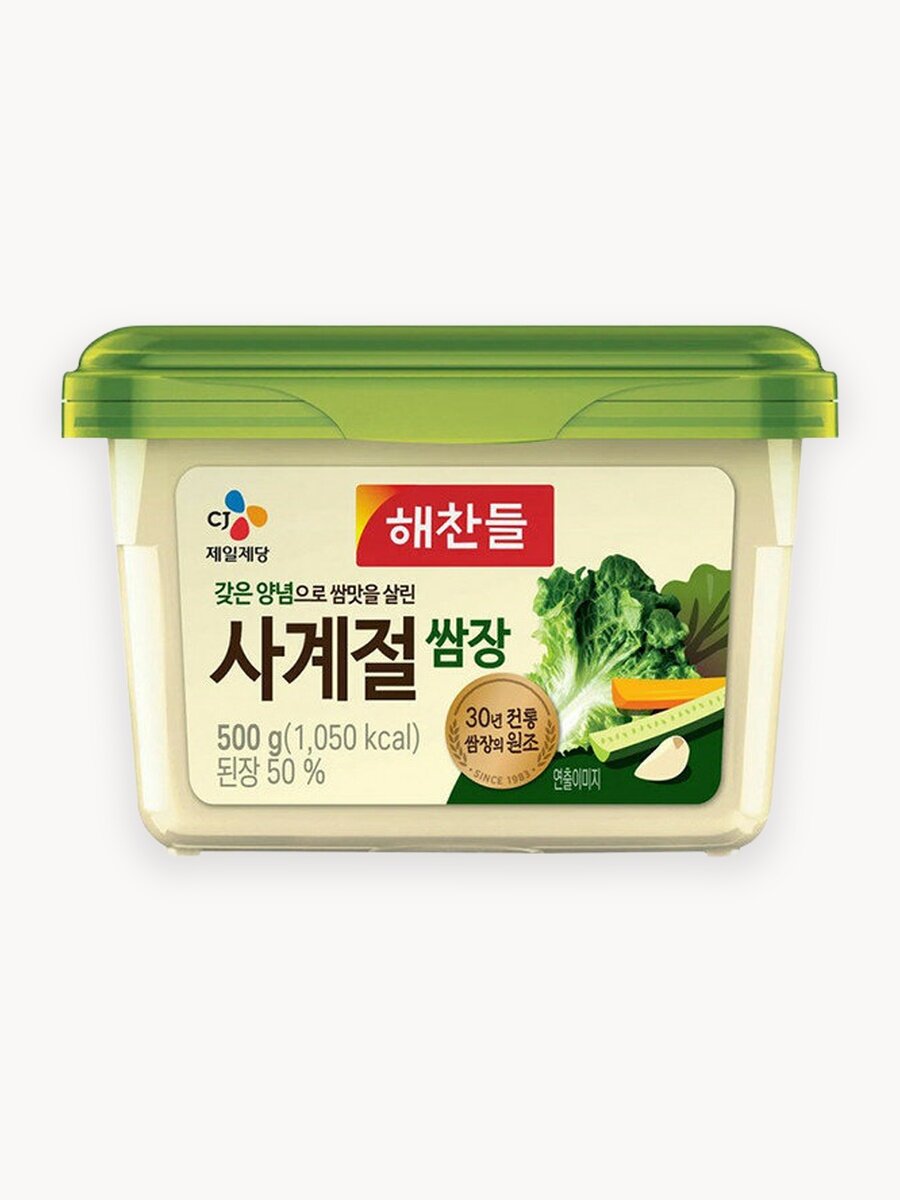 Паста соевая CJ Самдян смешанная для супов, соусов и мяса 500 г, Южная Корея