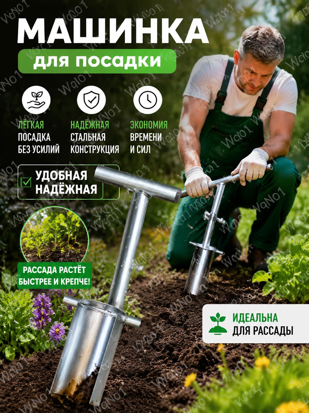 Лопата посадочная