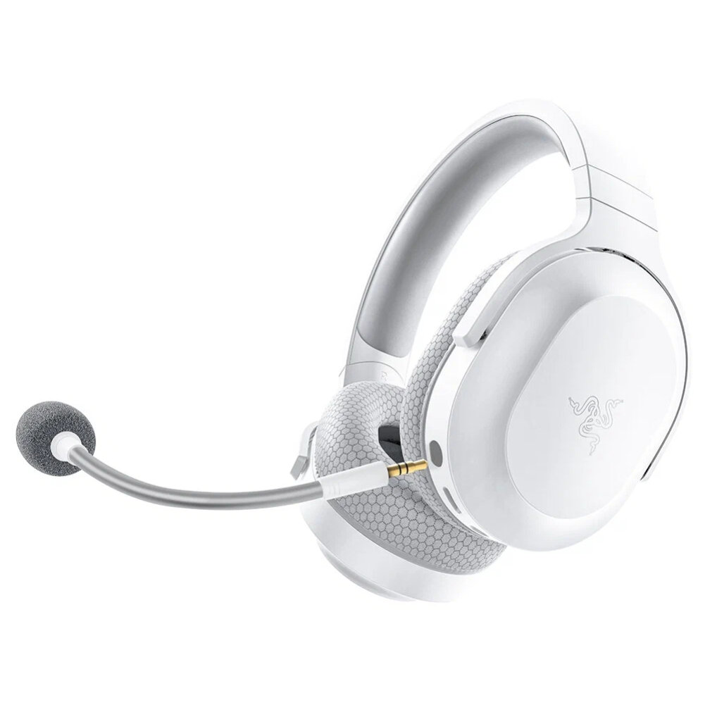 Barracuda X 2022 white, беспроводные, накладные, с микрофоном, 50 часов работы