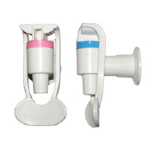 Кран куллера универсальный, для холодной воды, внутренняя резьба, синий