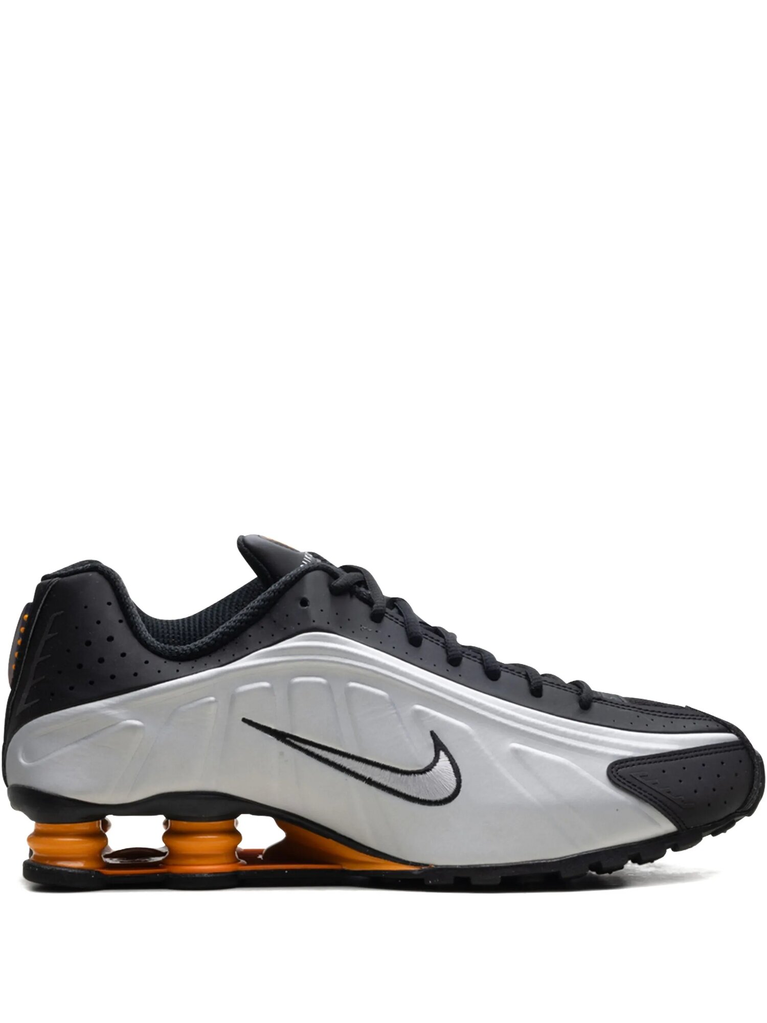 Кроссовки Shox R4 Black/Vast Grey/Bright Mandarin/Metallic Silver