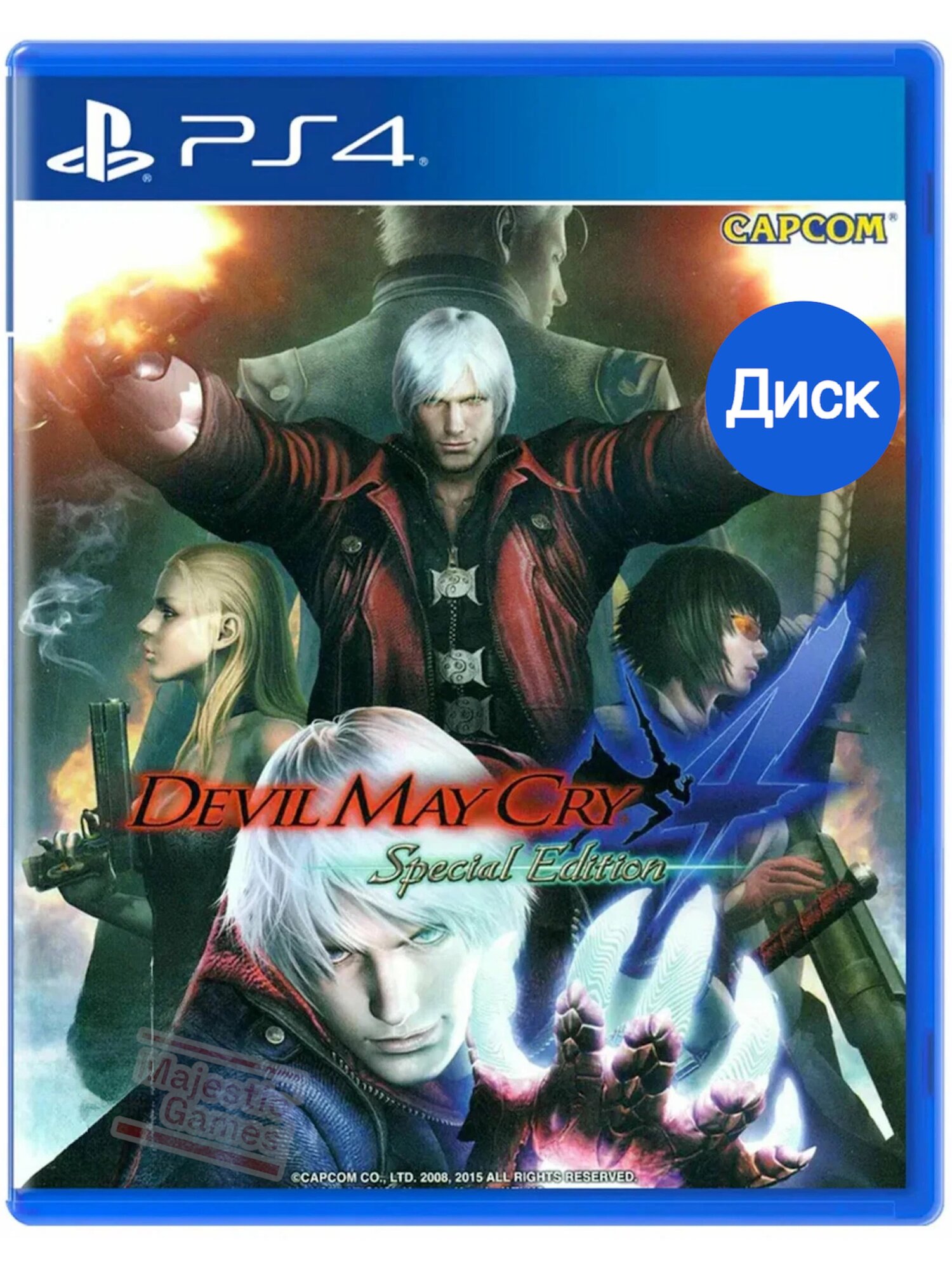 Игра Devil May Cry 4 Special Edition (Диск, PS4, PlayStation 4, Английская версия)