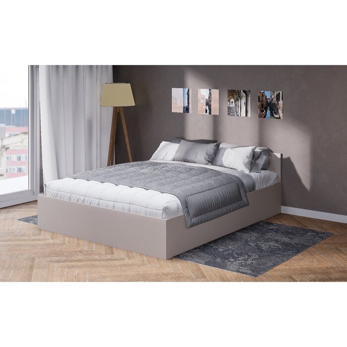 Кровать двуспальная «Лора», 1600×2000 мм, цвет кашемир