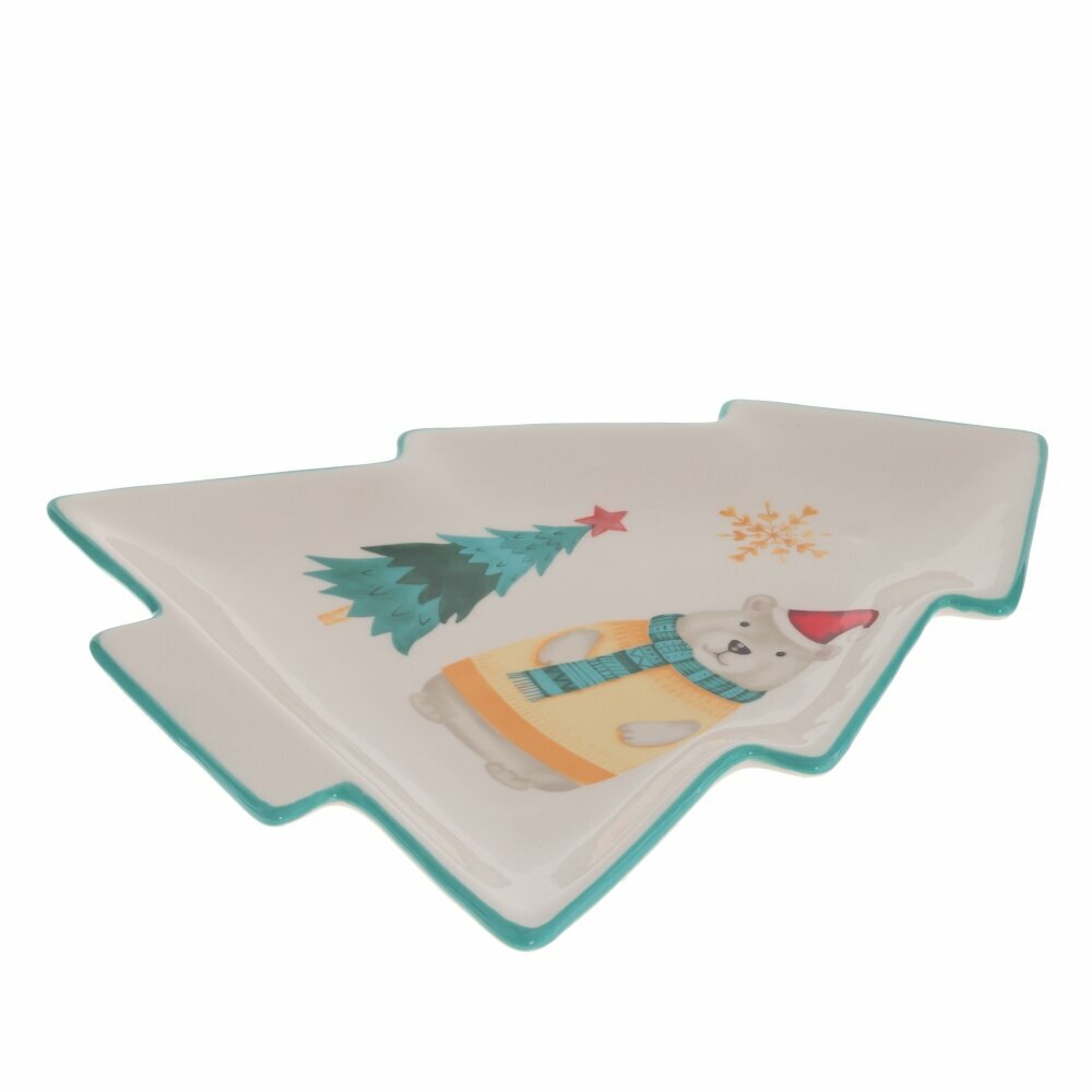 Блюдо Елки Remeco collection 20см, керамика