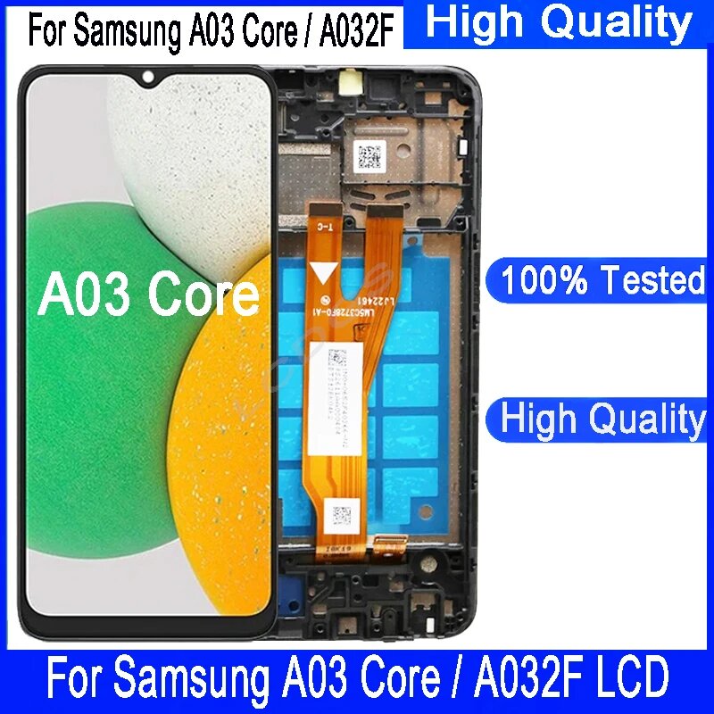 Высококачественный ЖК-дисплей 6,5 дюйма для SAMSUNG A03 Core A032 A032F A032M A032F/DS, ЖК-дисплей, сенсорный экран, дигитайзер для SAMSUNG A03 Core LCD