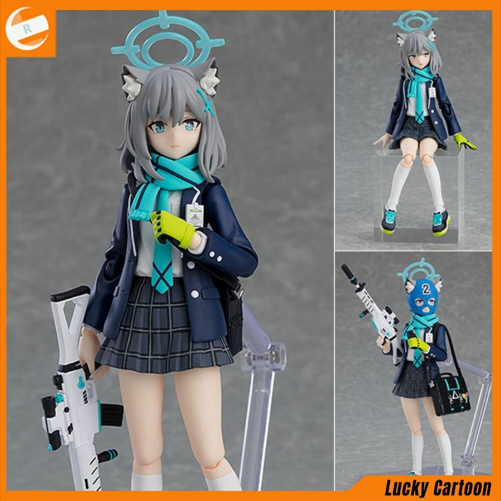 Фигурка Синий архив Сунауками Широко / Blue Archive Sunaookami Shiroko Figma567 (15 см)