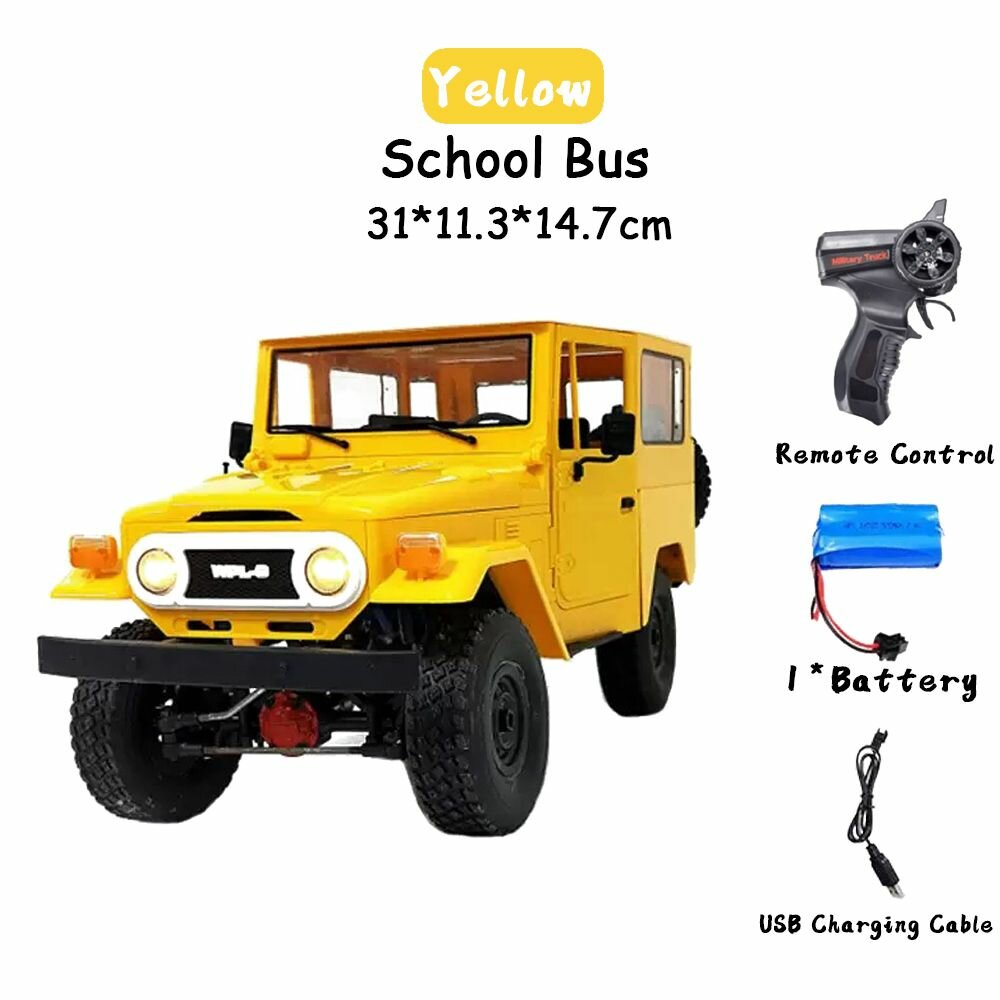 Полномасштабное обновление WPL C24 C24-1 1:16 RC CAR 4WD Радиоуправление Внедорожник RTR KIT Rock Crawler Электрический багги Moving hine