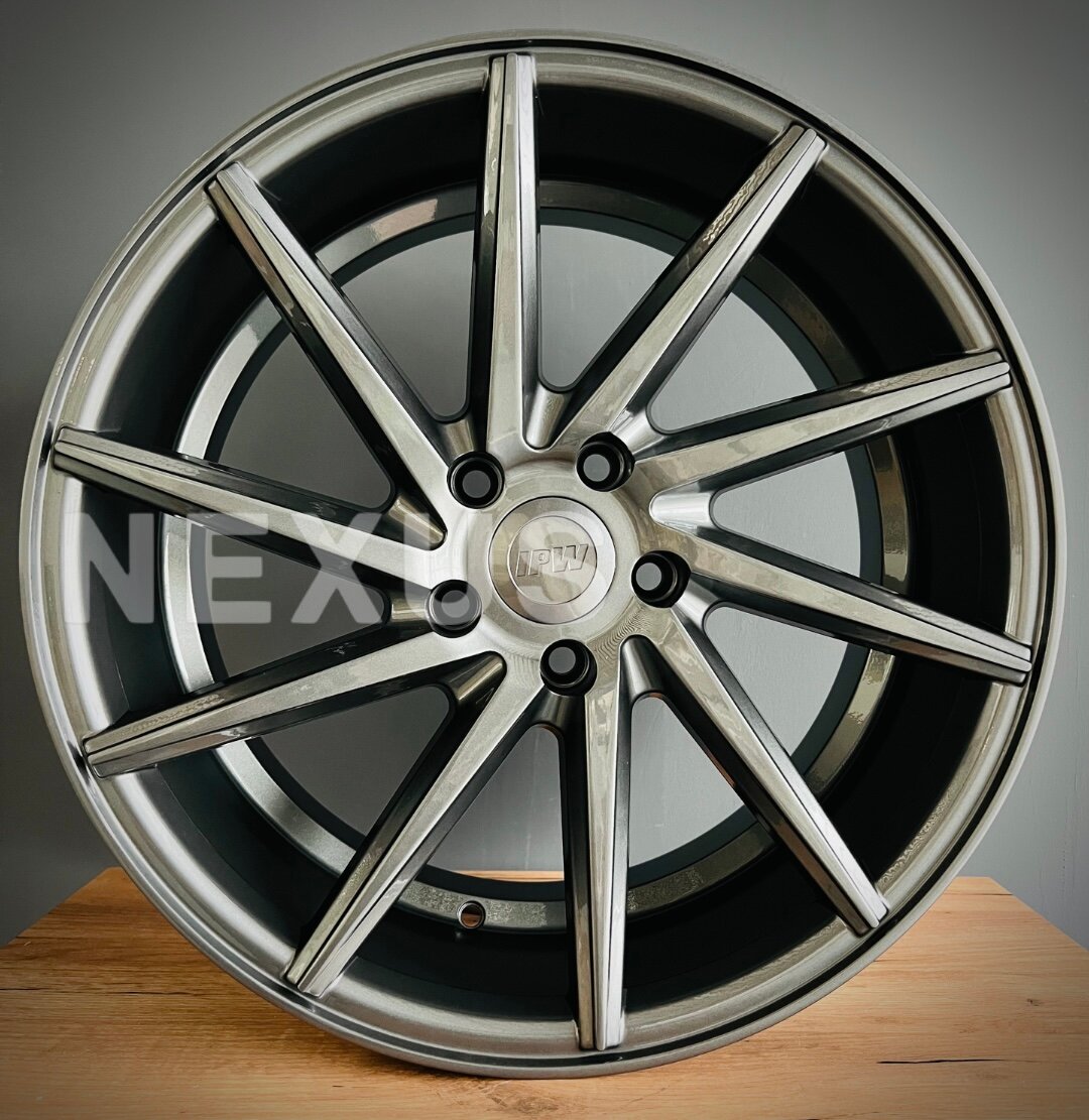 Колесные диски комплект (4 штуки) Virtu IPW 1058 R18 8J PCD5х112 ET42 DIA73.1 Gun metal