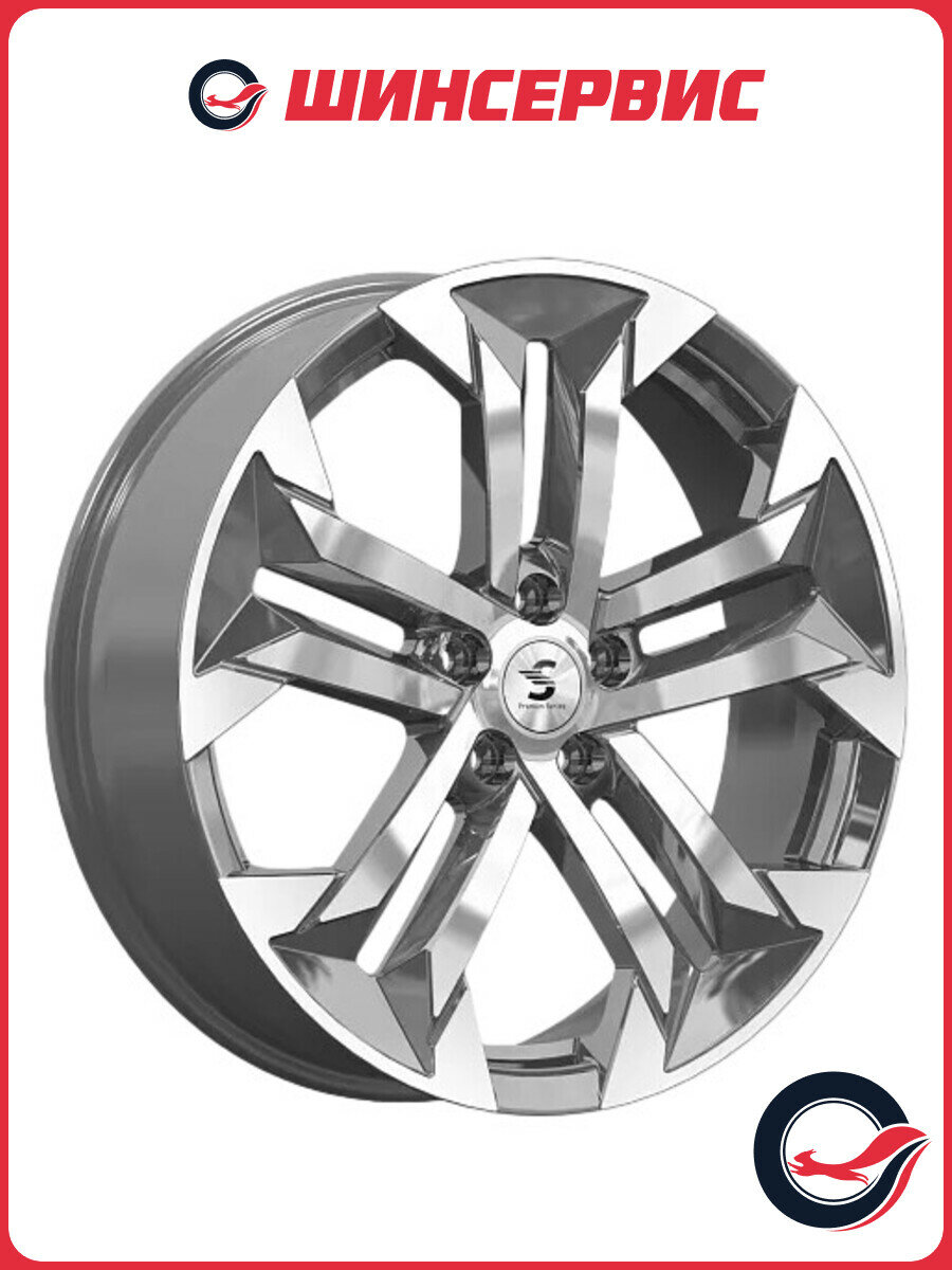 Литой диск Premium Series КР015 Geely Tugella R19x7.5J 5x108 ET46 ЦО63.4