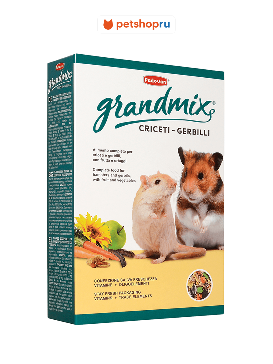 Padovan Корм для хомяков и песчанок (Grandmix Criceti), 400 г