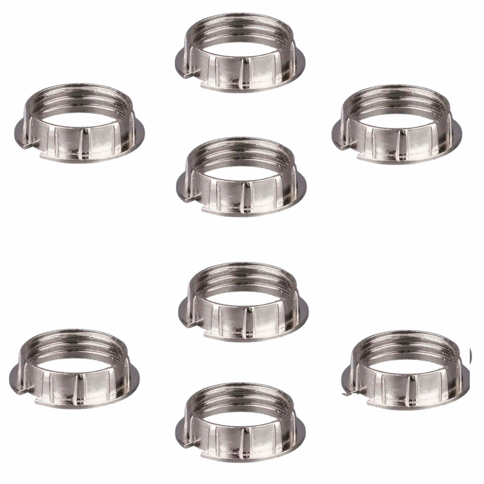 Кольцо-закрутка ( гайка ), крепёжное, для патрона G9, металл, 8 штук