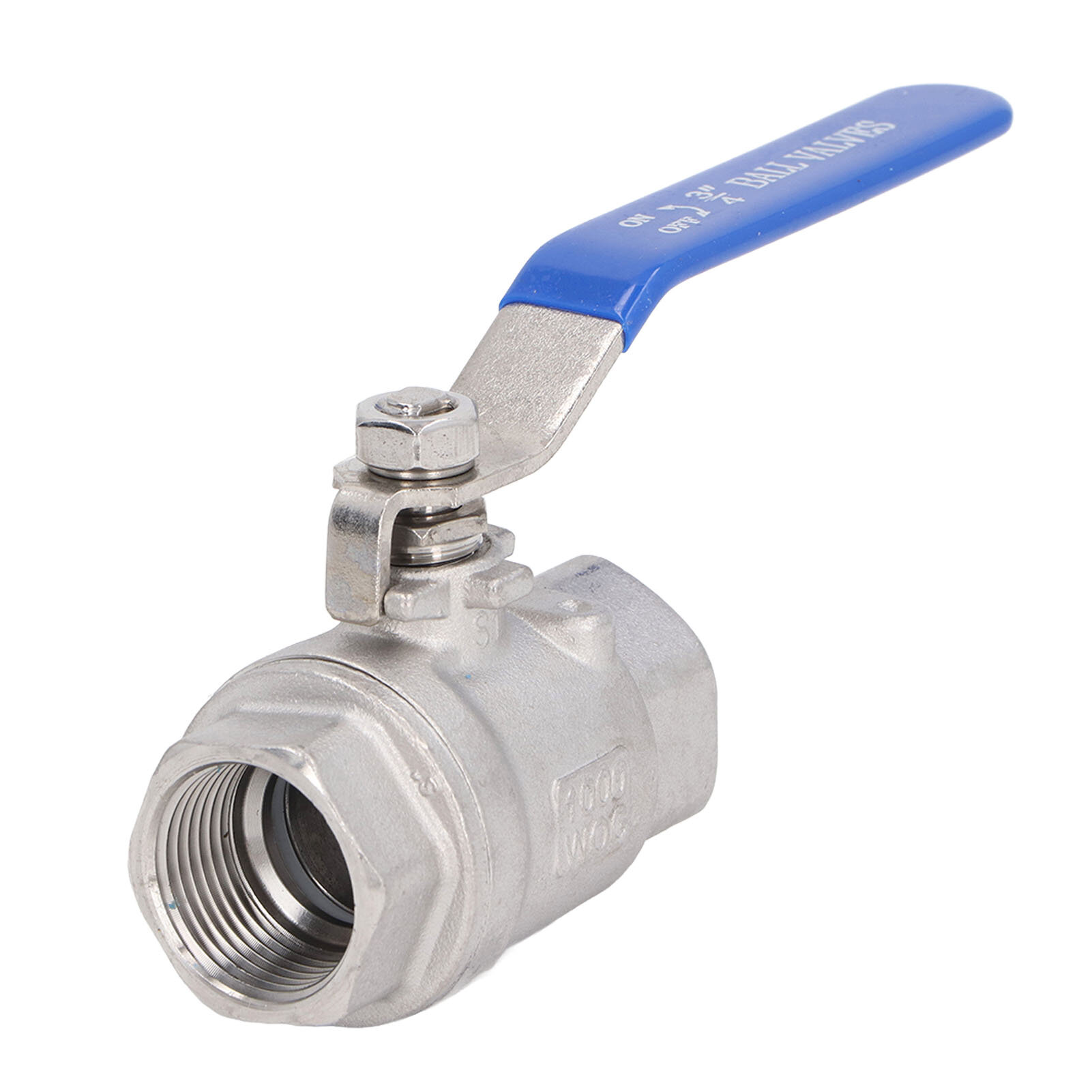 Полнопроходной шаровой кран из нержавеющей стали с внутренней резьбой 3/4 дюйма, водонепроницаемость 1000 WOG, для воды, нефти и газа.