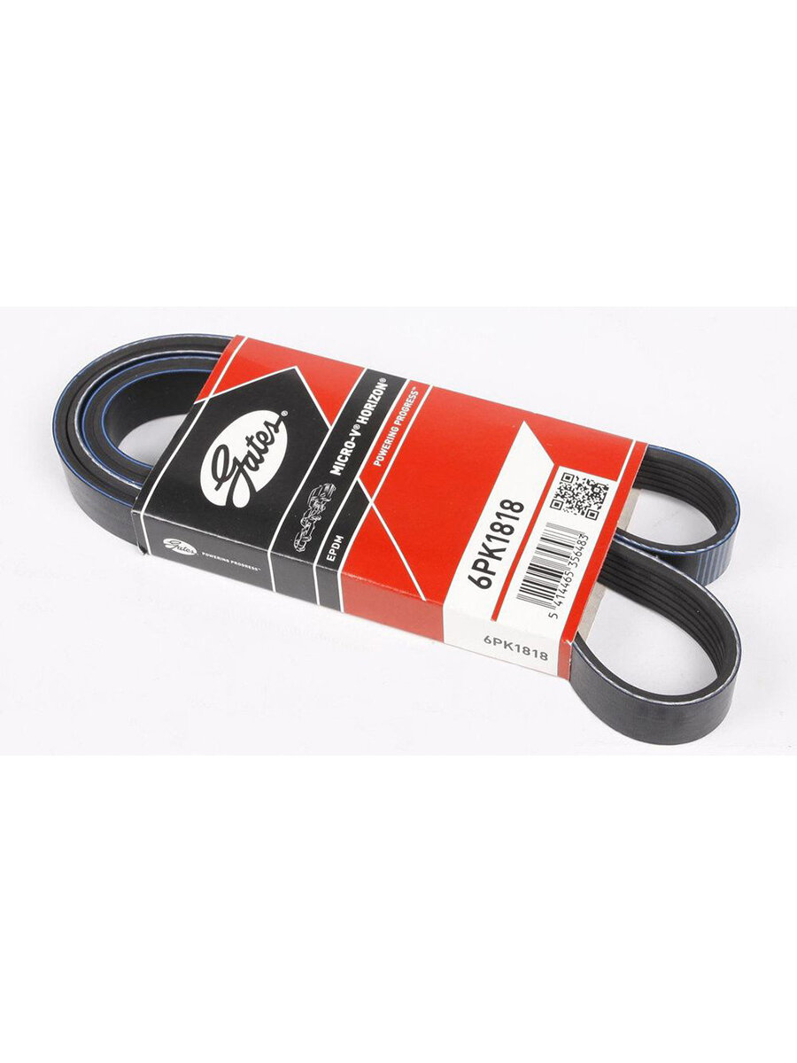 Ремень поликлиновый Gates 6PK1818 для DAIHATSU, BMW, CHEVROLET, FORD, Toyota