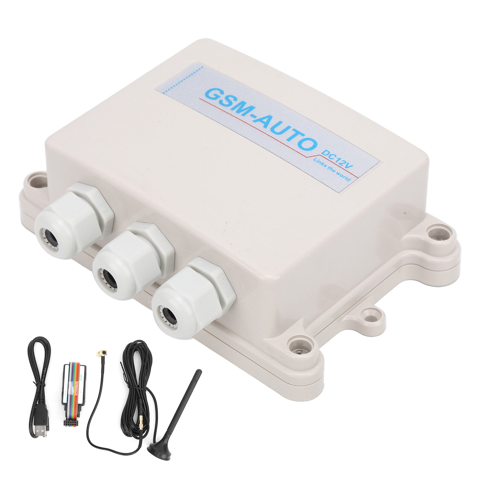 Двухканальный беспроводной водонепроницаемый пульт дистанционного управления GSMAUTO4G для сетей 4G/3G/GSM, напряжение 12 В постоянного тока (частота США).
