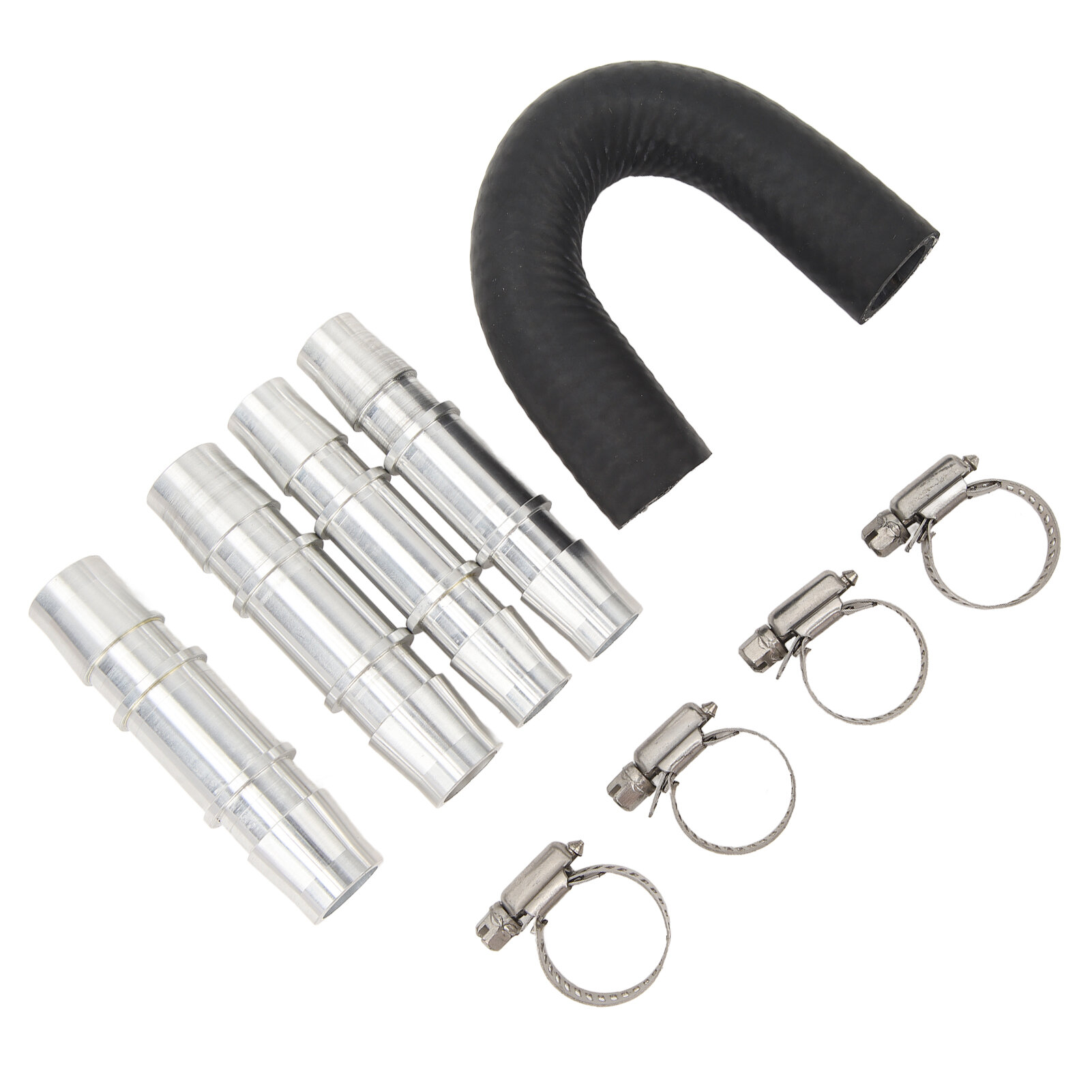 Комплект байпаса сердечника обогревателя двигателя, фитинг для шланга 5/8 дюйма, 3/4 дюйма, универсальный алюминиевый для большинства распространенных шлангов обогревателя