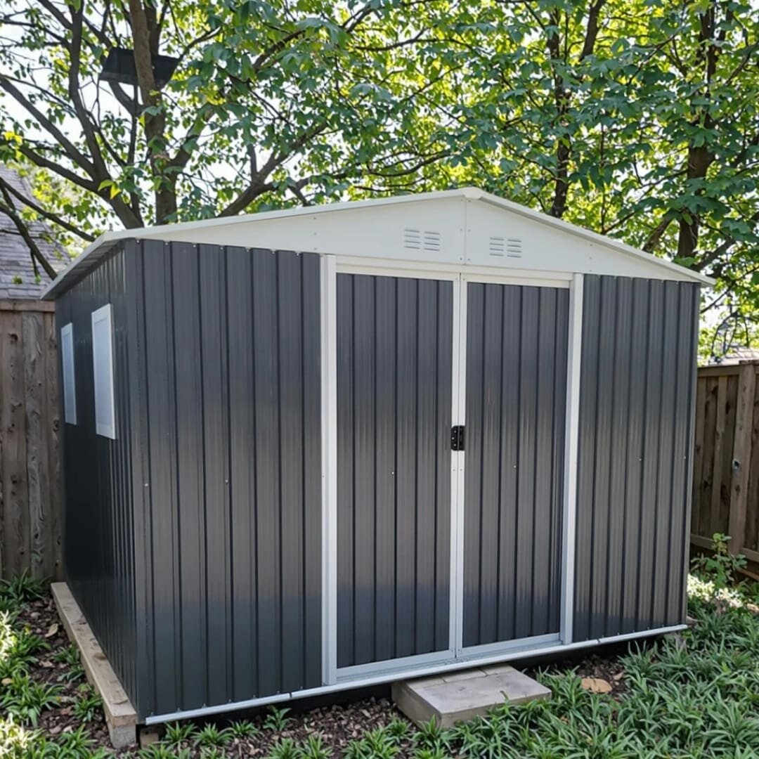 Хозблок для дачи сборно-разборный из металла для инструментов и оборудования pro9