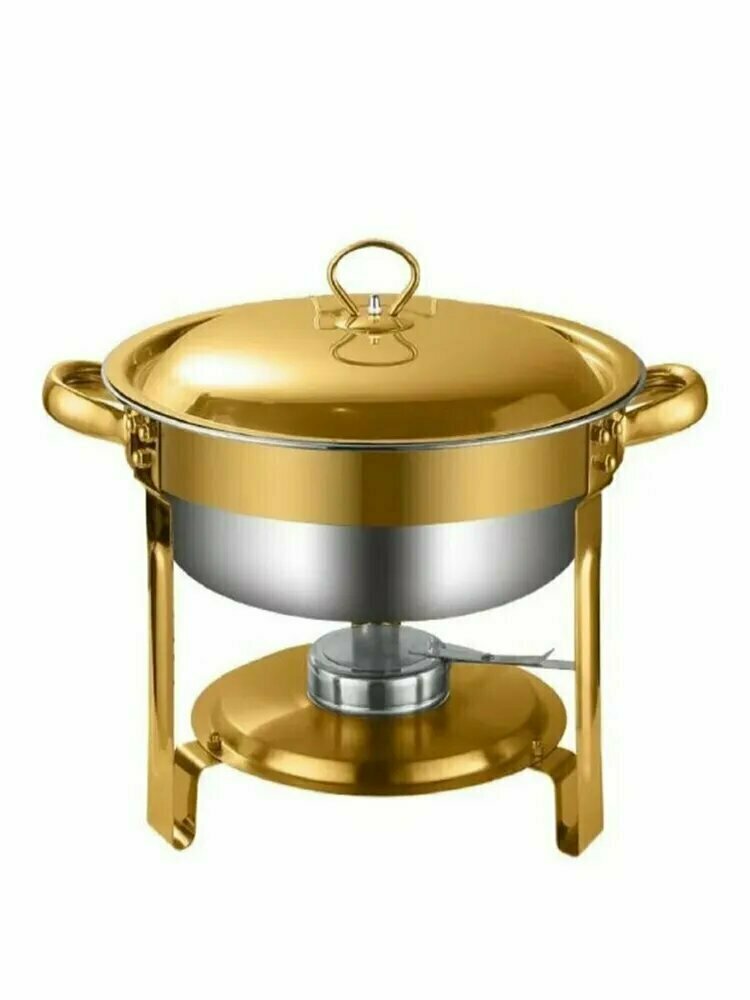 Мармит, нержавеющая сталь, с подогревом, съёмная крышка, 4,5 л