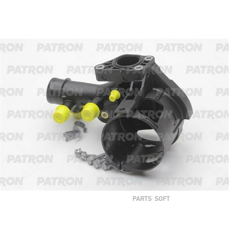 Фланец системы охлаждения MERCEDES: GLK (X204) 2008-2015, Sprinter (906) 2006-2018, Vito/Viano-(639/447) 2003-, C-Class (W204/W205) 2007-, E-Class (W212) 2009-2016, CLS (W218) PATRON PH2550 | цена за 1 шт