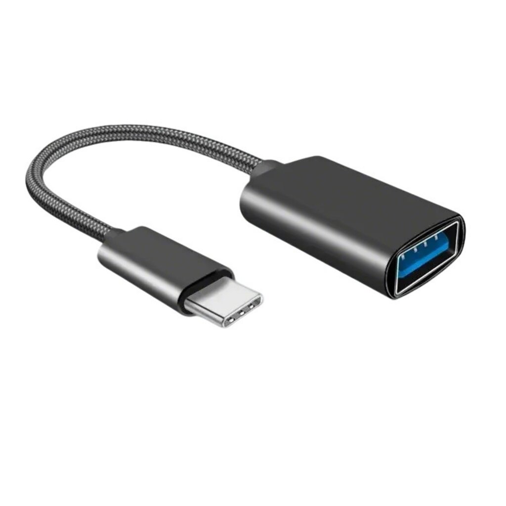 Универсальный OTG-кабель-адаптер USB2.0-Type c для электронного оборудования-черный