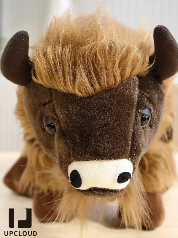 Плюшевые игрушки/имитационные куклы-бизоны/реалистичные куклы-животные