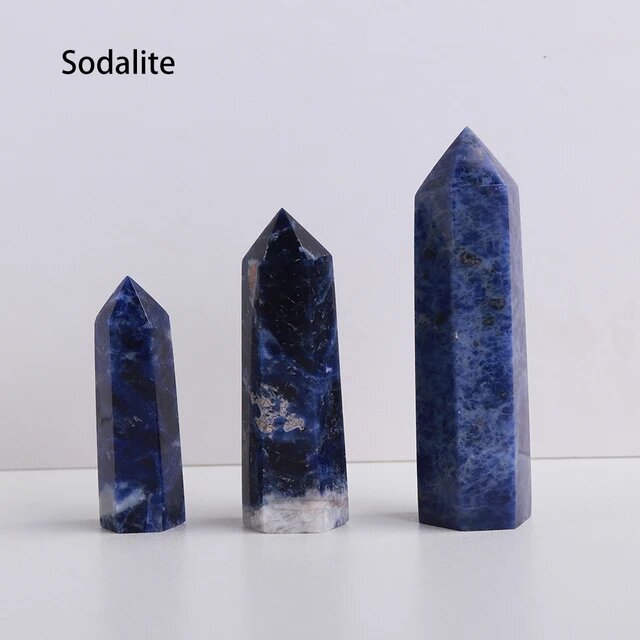 Содалит, хрустальная точка, 5-6 см, темно-синий