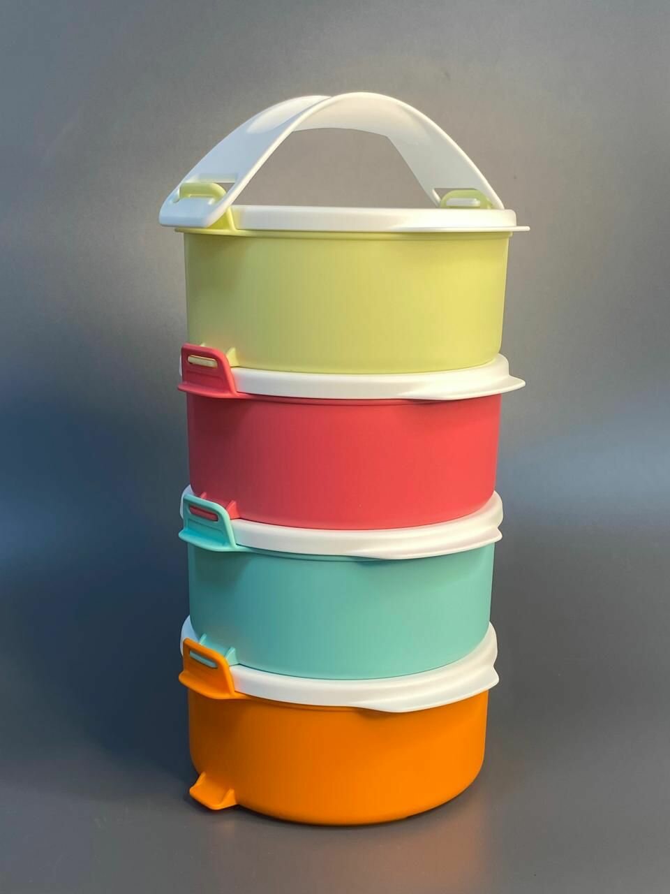 Контейнеры Tupperware "Парад" (550мл) с ручкой 4шт в наборе.