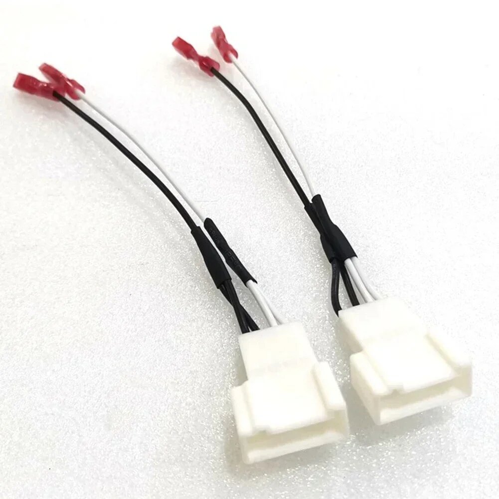 2x 4-контактный адаптер жгута проводов переднего динамика для Toyota Tacoma 2016-2019, адаптер жгута проводов, установка компонентных динамиков