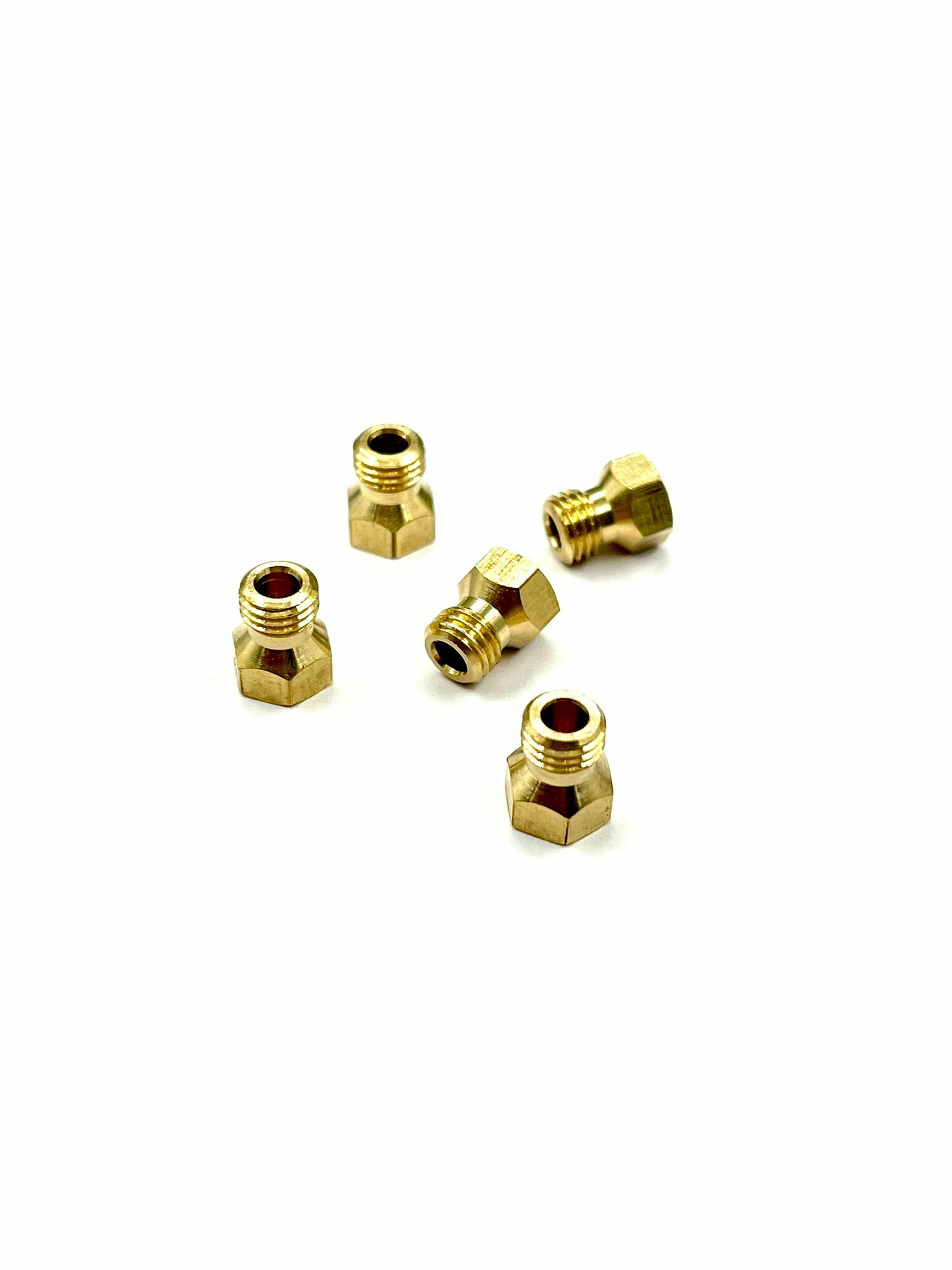 Жиклеры для газовой плиты форсунки баллонный газ комплект 5 штук WO407 резьба М6 x 0,75 мм